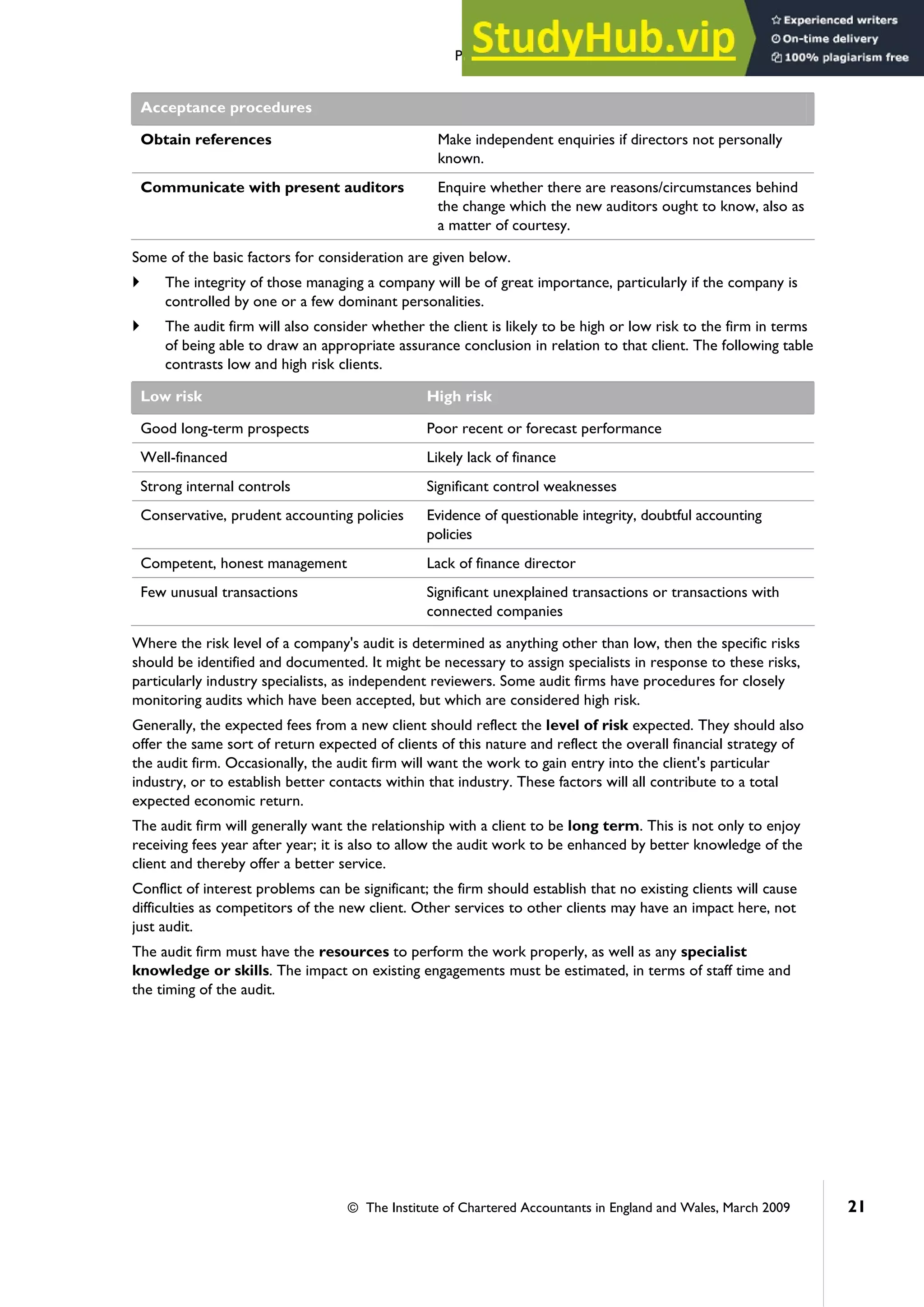 ASSURANCE Study Manual CA Certificate Level - ICAB | PDF