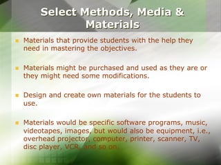 ASSURE Instructional Design Model Presenttaion | PDF