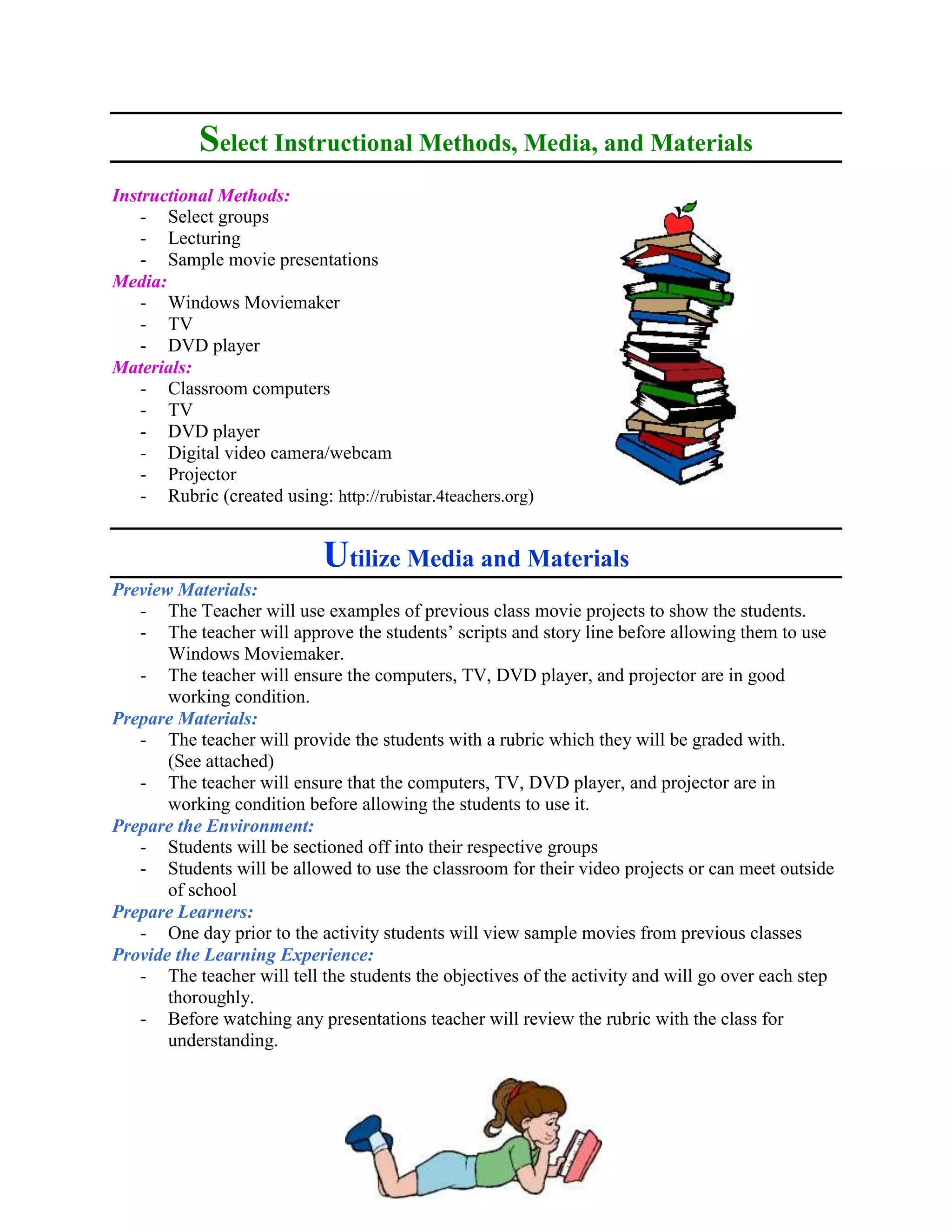 Multimedia Lesson Plan | DOCX