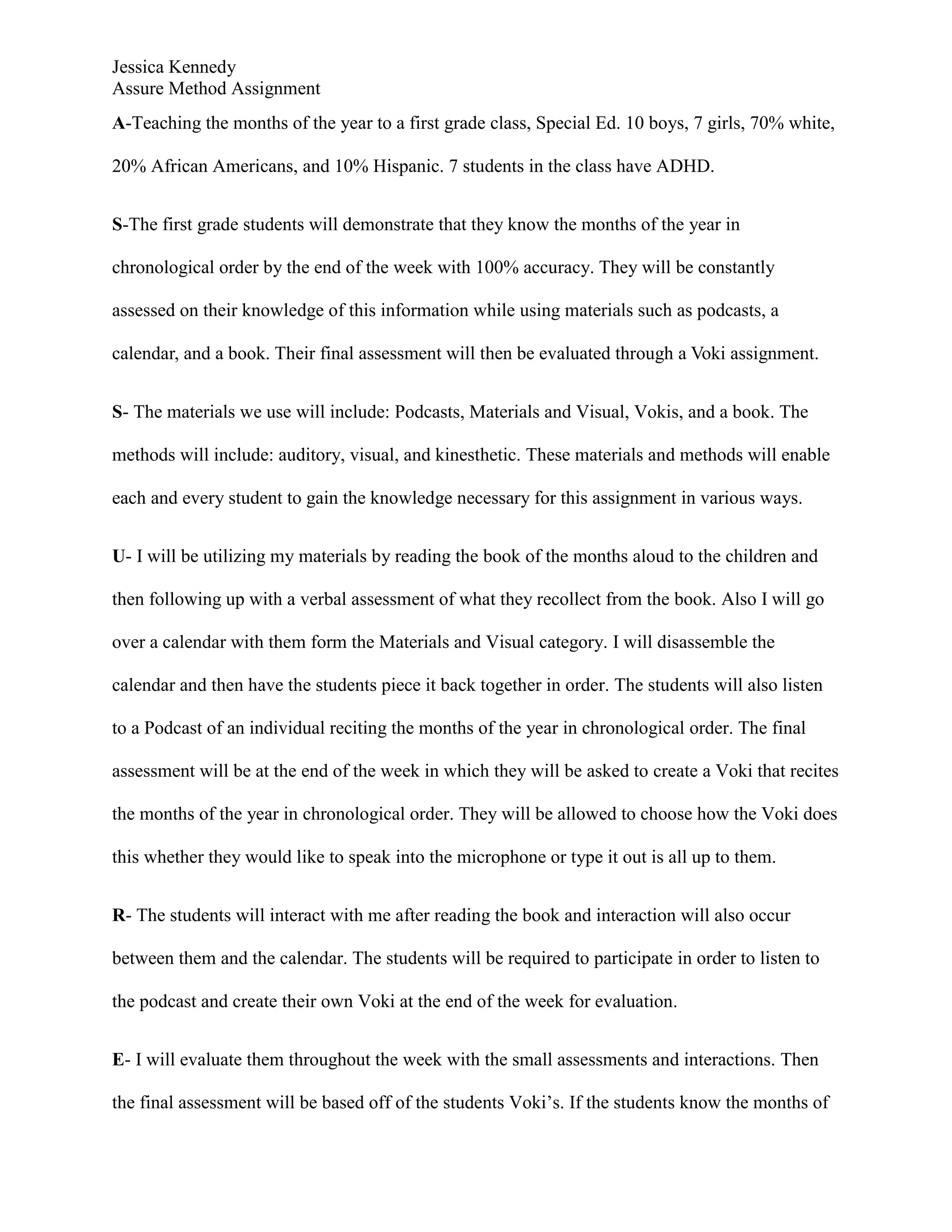 Assure method 2 | DOCX