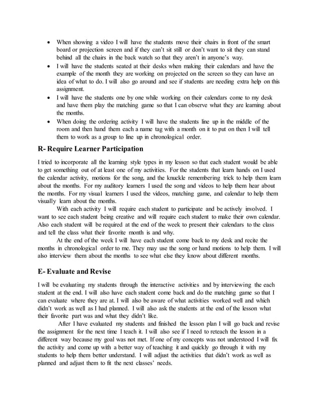 Assure Method Assignment | DOCX