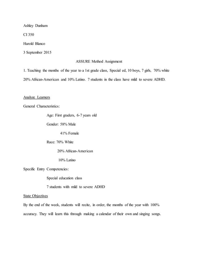 Teaching Months of the Year | DOCX | Special Education | Education