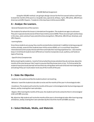 Assure method for wiki | PDF