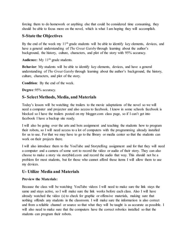 Assure Method (Friday) | PDF