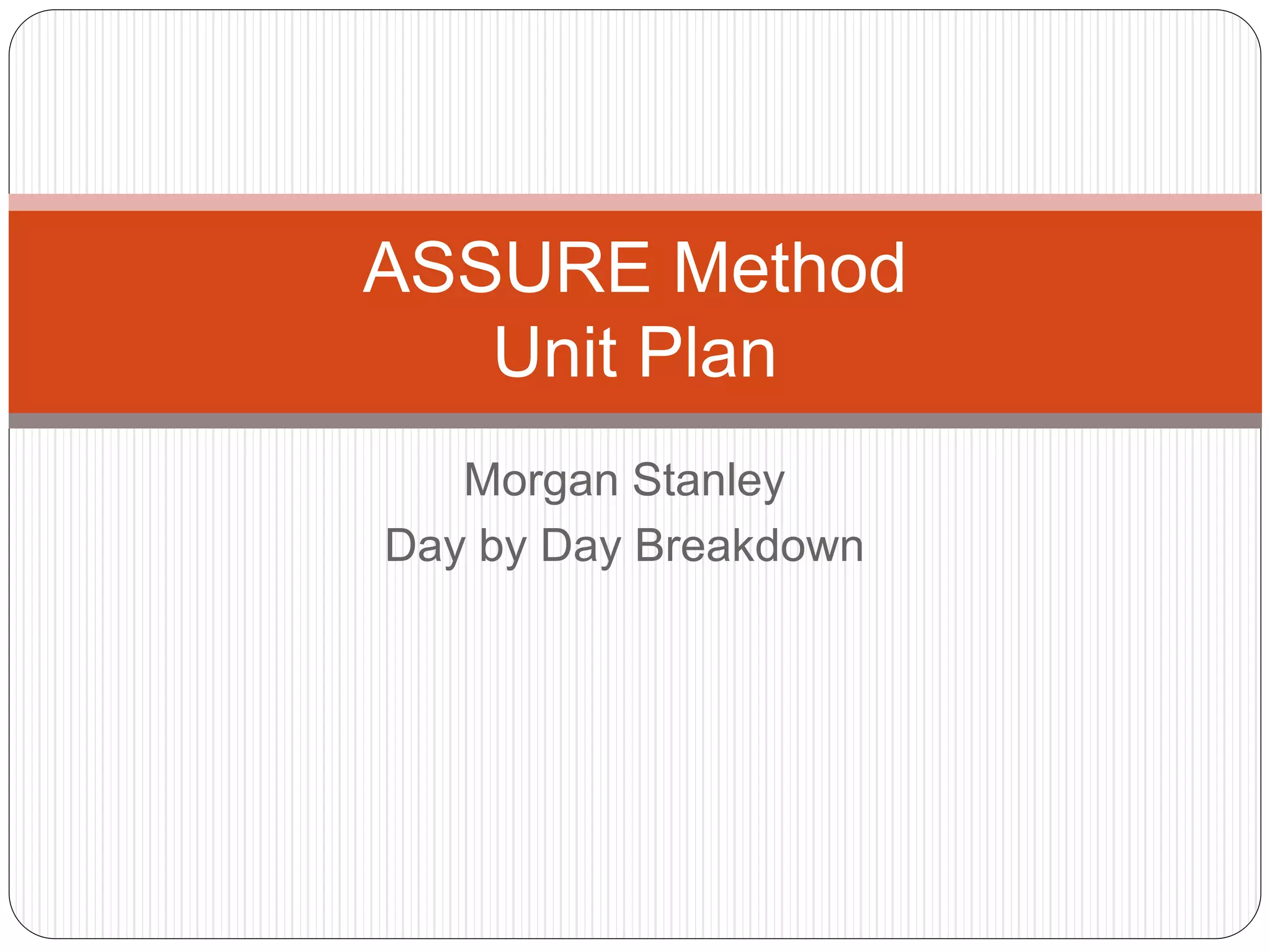 Assure method powerpoint final version | PPT