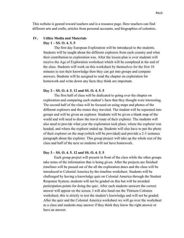 Assure Method Unit Plan Pdf | PDF