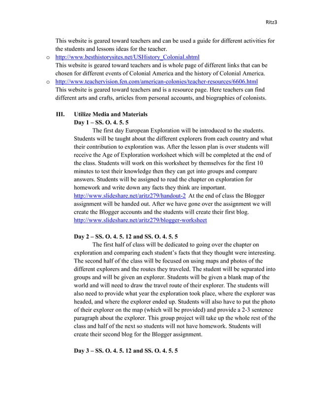 Assure Method Unit Plan Pdf 1 | PDF