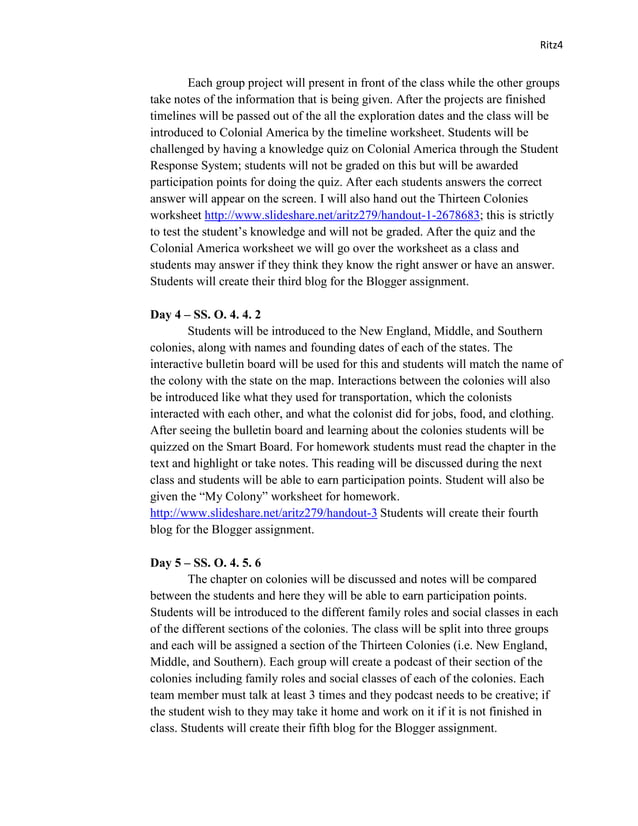 Assure Method Unit Plan Pdf 1 | PDF