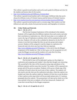 Assure Method Unit Plan Pdf 1