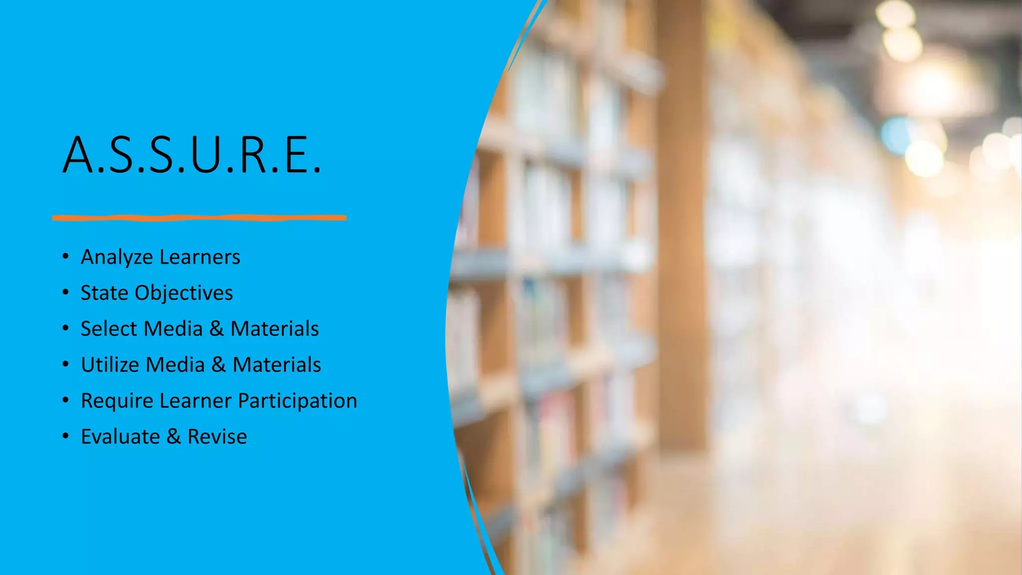 ASSURE: INSTRUCTIONAL DESIGN MODEL | PPTX