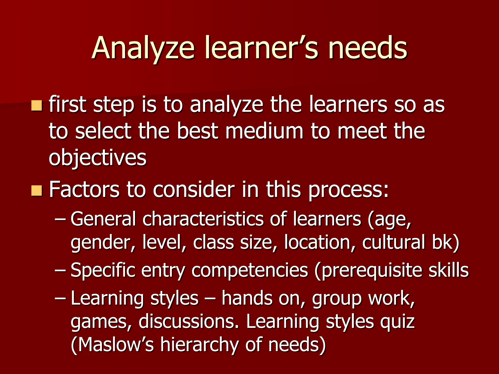 ASSURE Model presentation power point to describe how to prepare lesson plan | PPTX