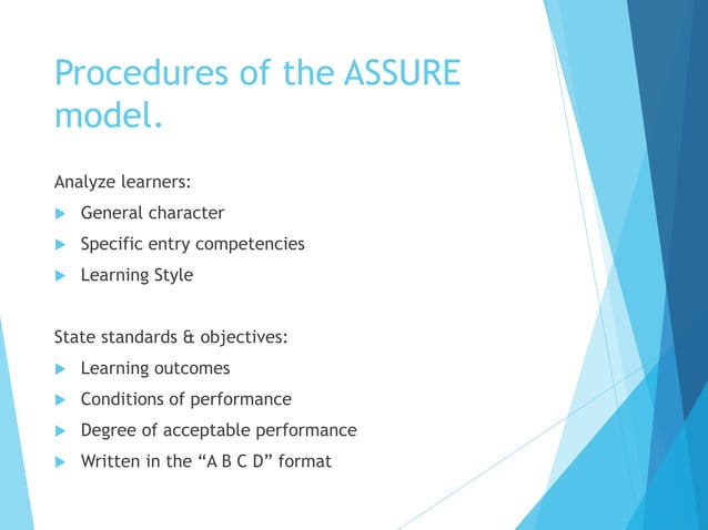 The ASSURE Model | PPTX