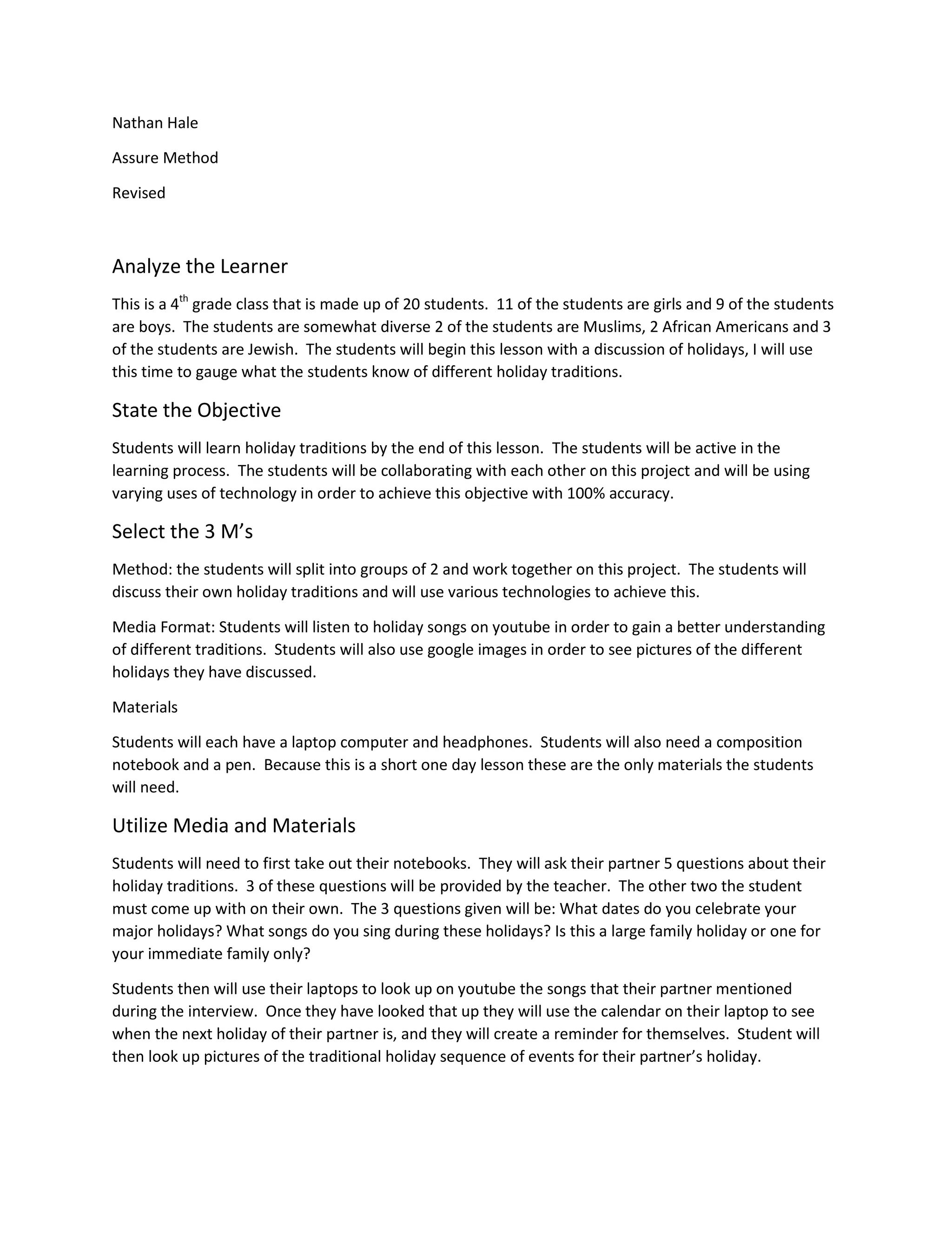 Assure Method Revised | DOCX