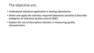 Assuring of Test Results based on Statistical tools.pptx