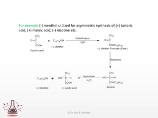 Asymmetric synthesis | PPSX
