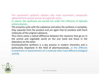 Asymmetric synthesis | PPSX