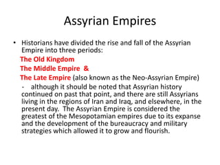 Assyrian Civilization | PPTX