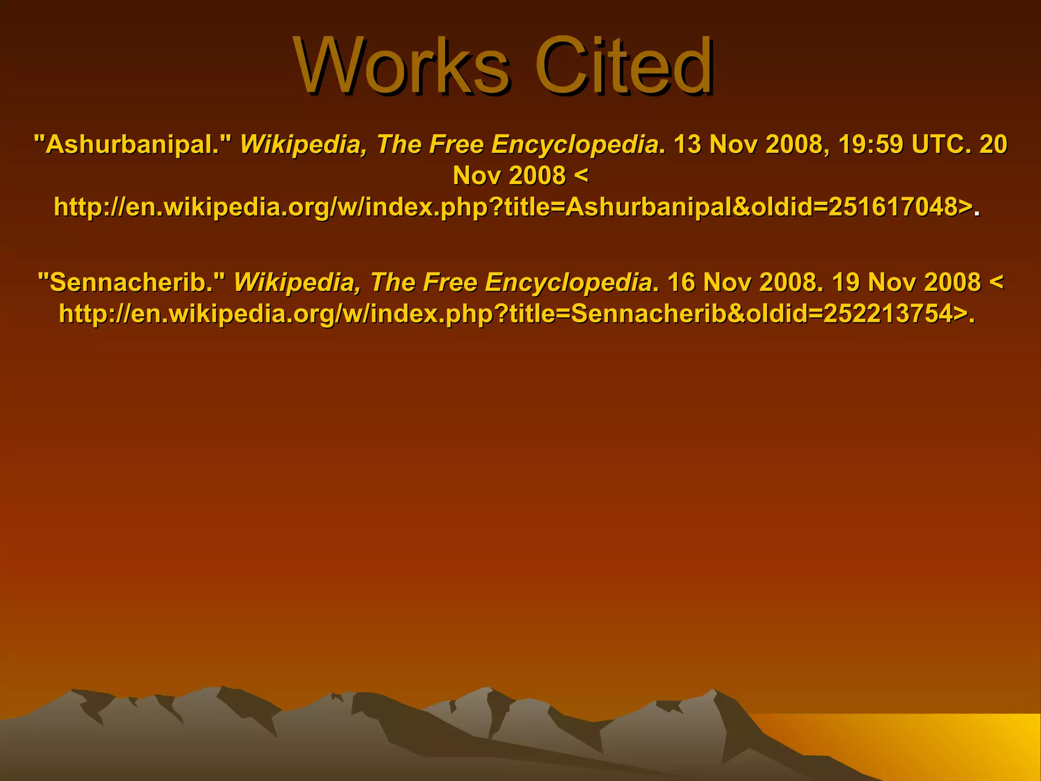 Assyria Power Point Presentation | PPT