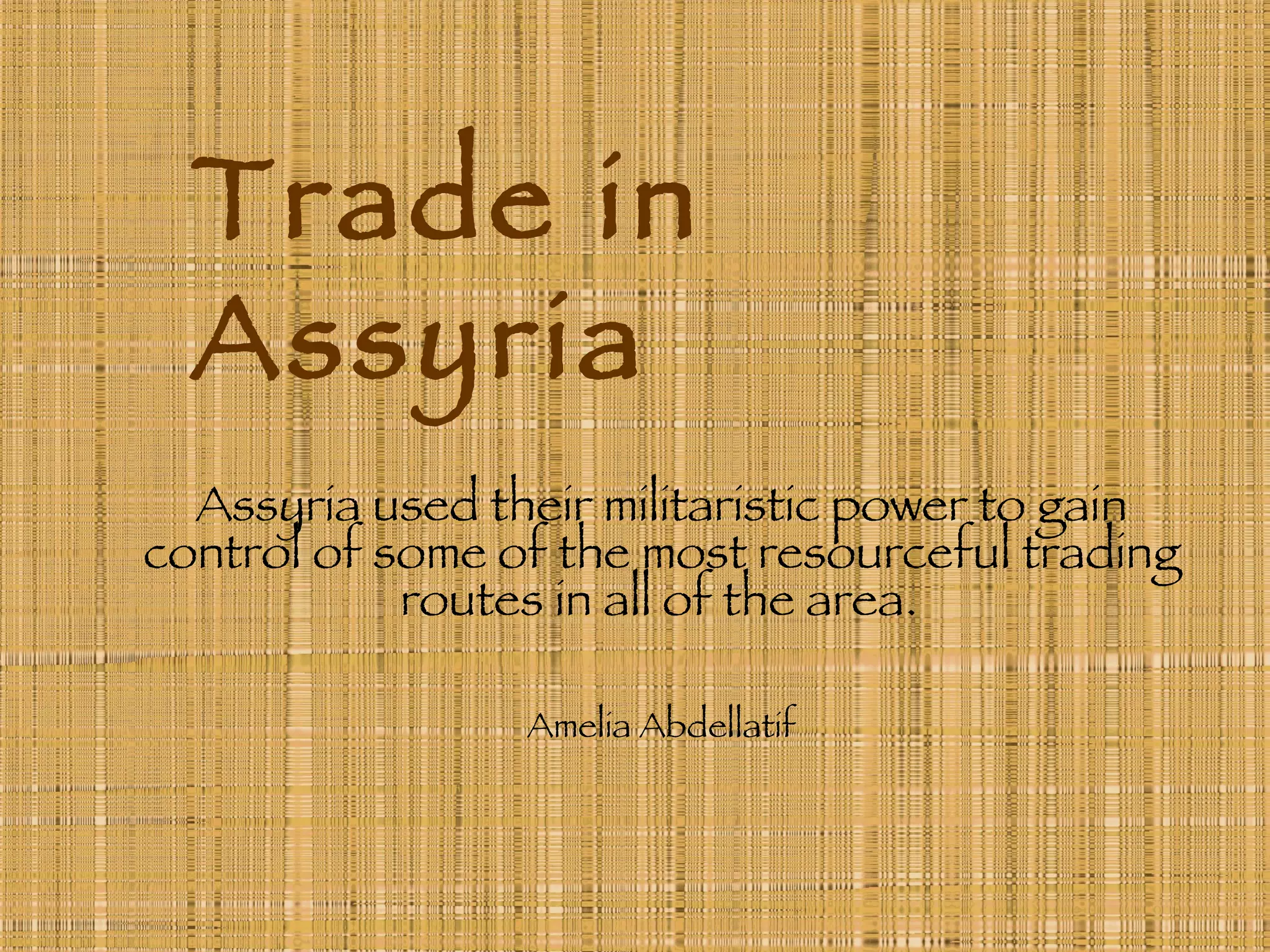 Assyria Power Point Presentation | PPT