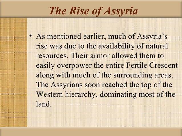Assyria Power Point Presentation | PPT | Religion & Spirituality