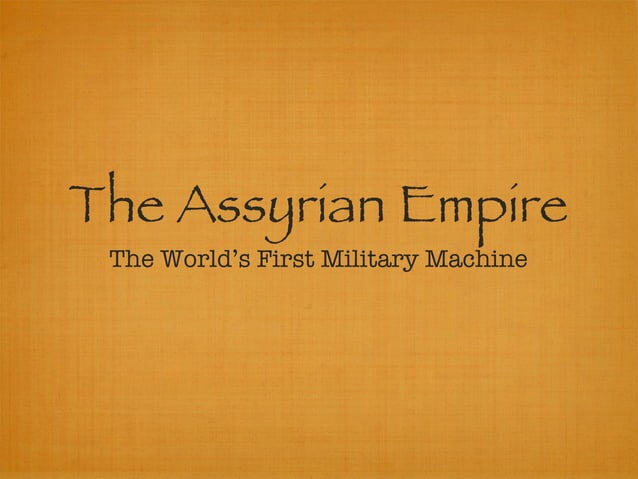 Assyria Project | PPT