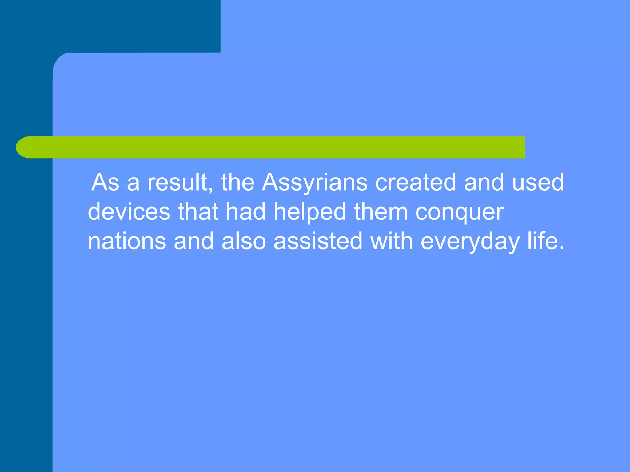 Assyrian Empire | PPT