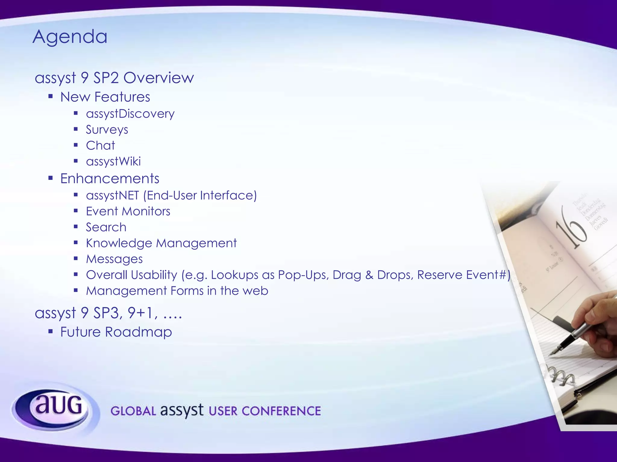 Assyst 9 Overview Roadmap | PPT