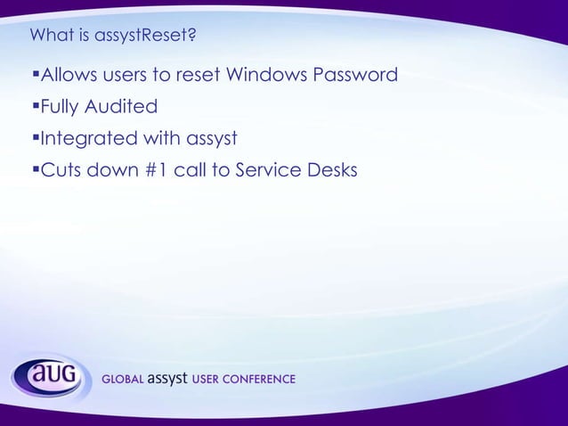 Assyst 9 Overview Roadmap | PPT | Computing | Technology & Computing