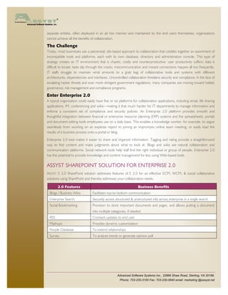 Assyst E 2 0 Share Point Solution | PDF