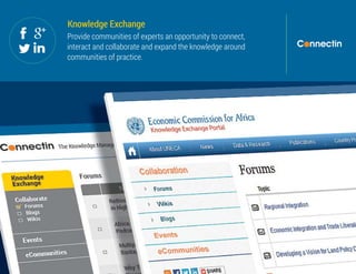 Connectin - An Enterprise Knowledge Management Solution | PPT