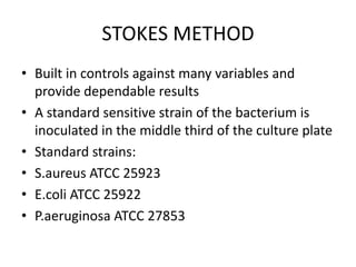 antibiotic susceptibility testing | PPTX