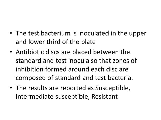 antibiotic susceptibility testing | PPTX