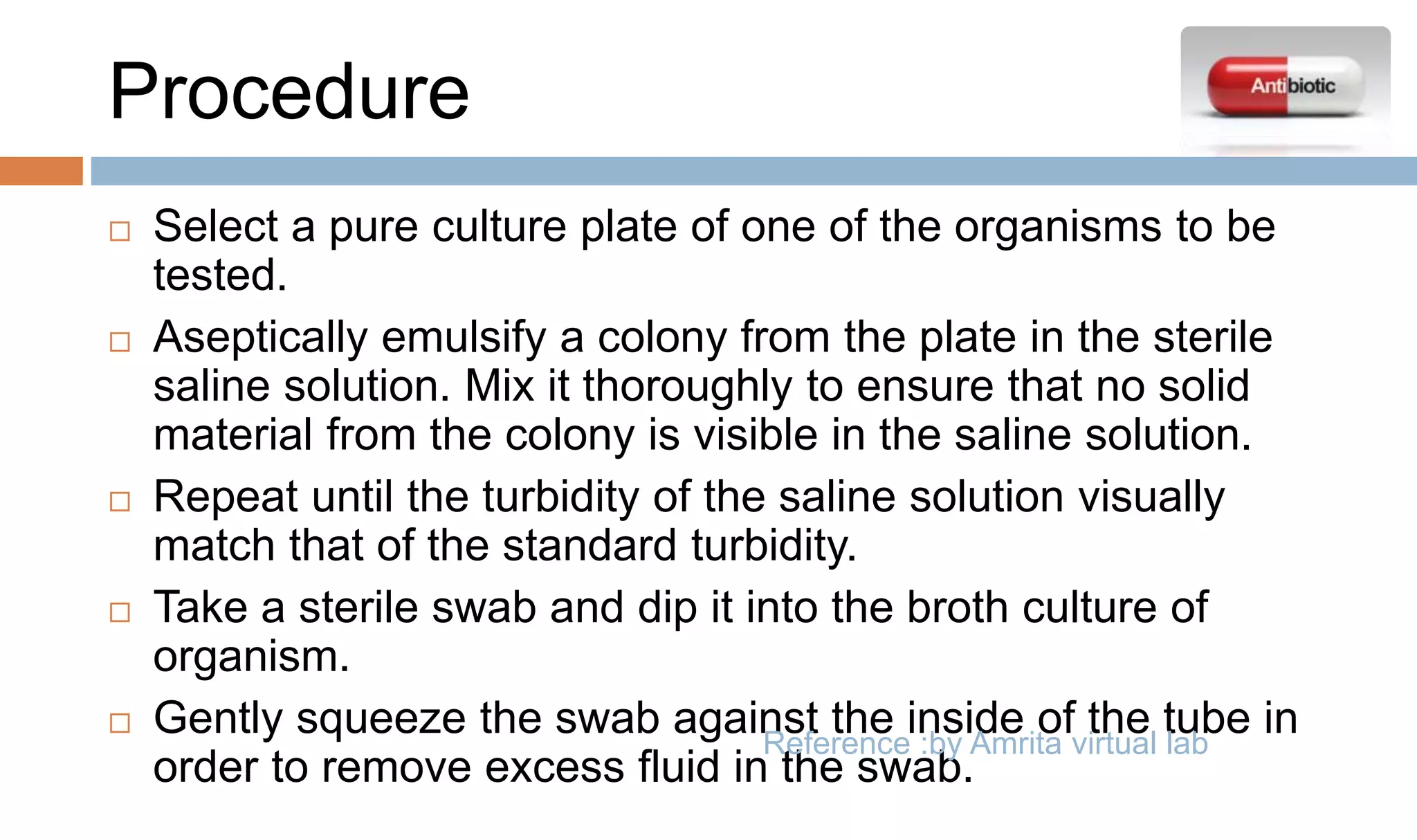 Antibiotic sensitivity testing (AST) | PPTX