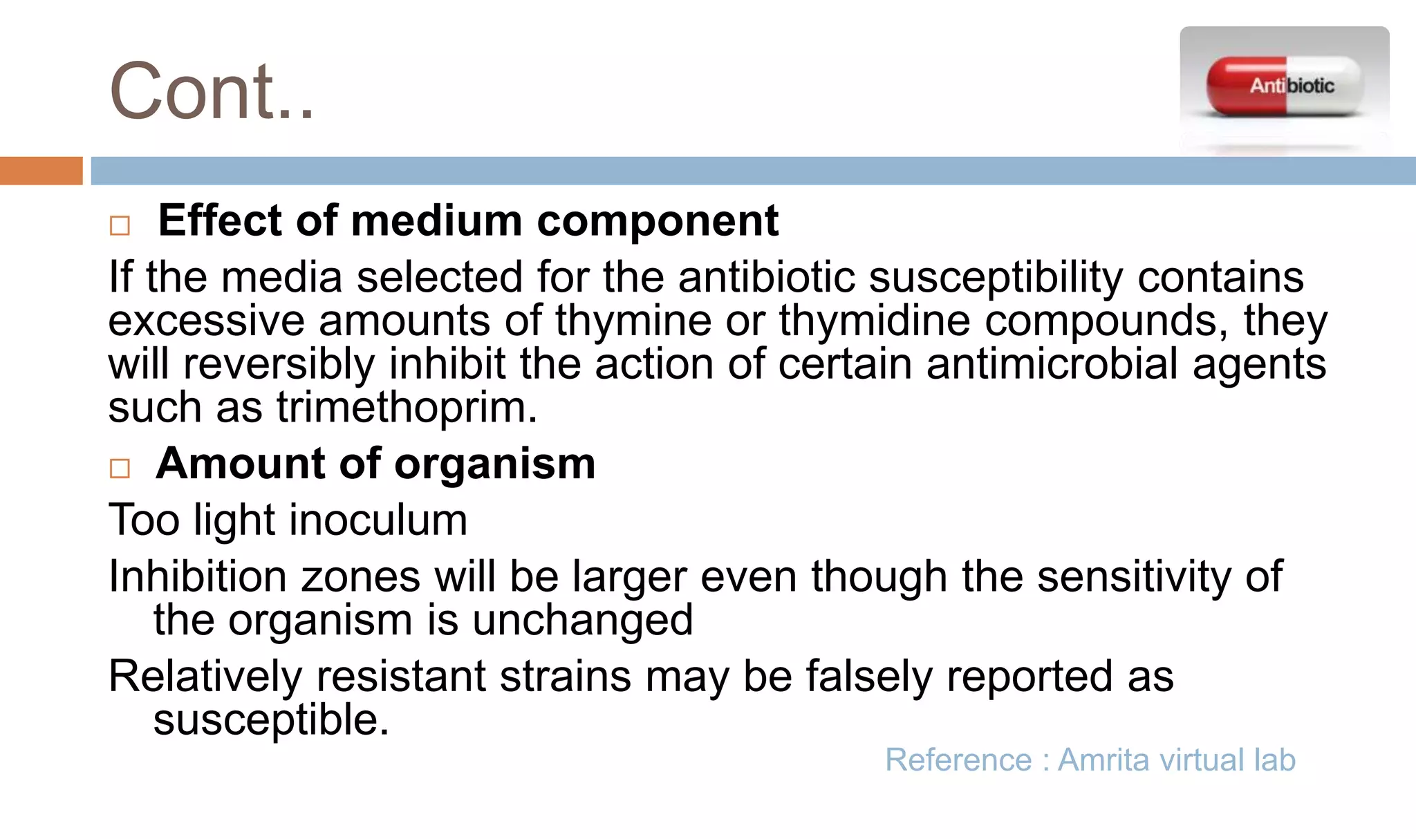 Antibiotic sensitivity testing (AST) | PPTX