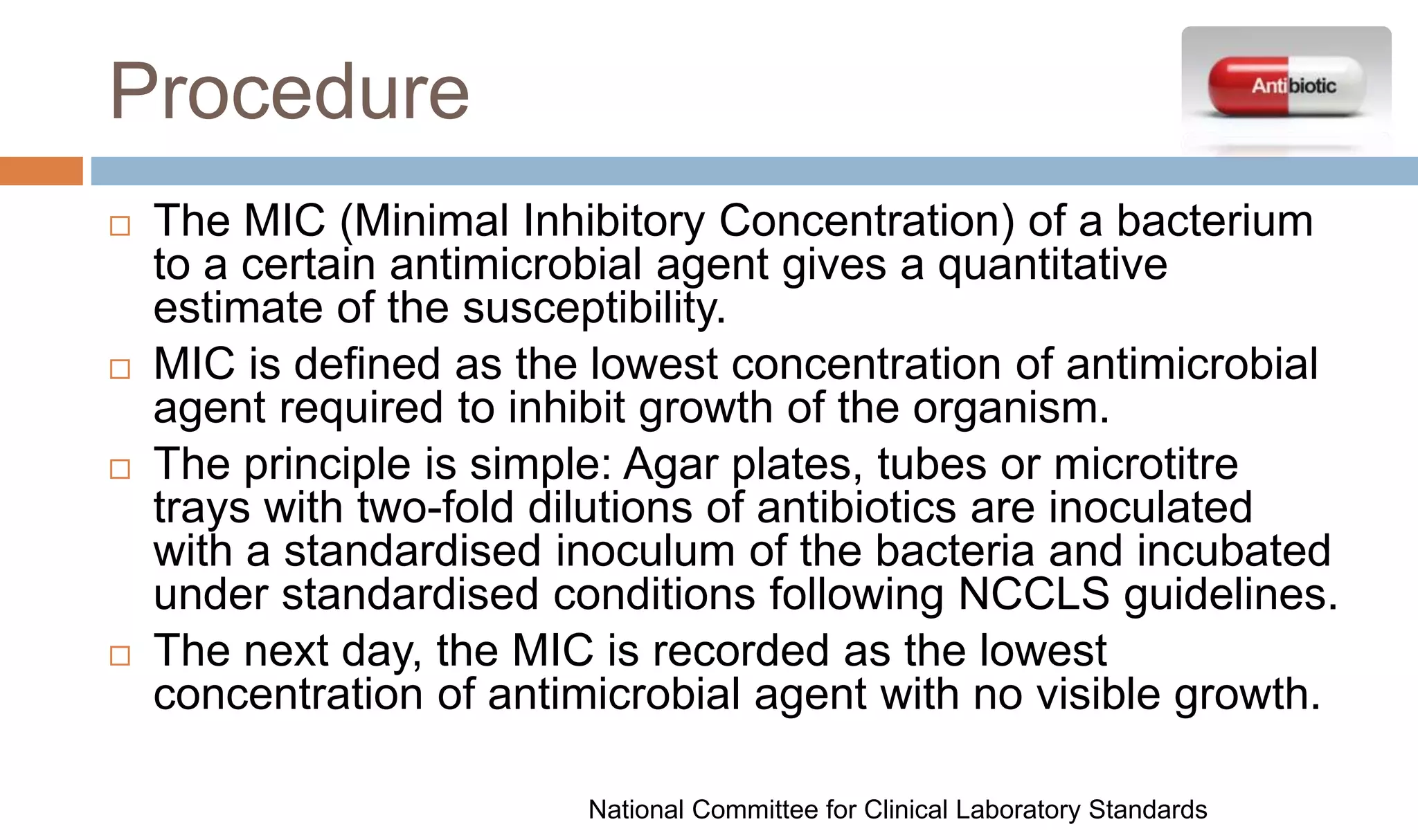 Antibiotic sensitivity testing (AST) | PPTX