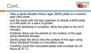 Antibiotic sensitivity testing (AST) | PPTX