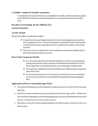 Antibiotic sensitivity testing | DOCX | Infectious Diseases | Diseases ...