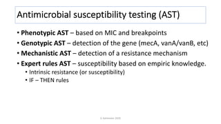 Antimicrobial susceptibility testing | PDF