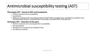 Antimicrobial susceptibility testing | PDF