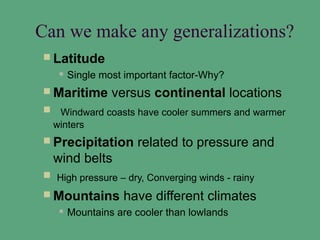 climate regions | PPT