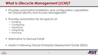 Identity and Access Management Deployment using Lifecycle Management (LCM) | PPT