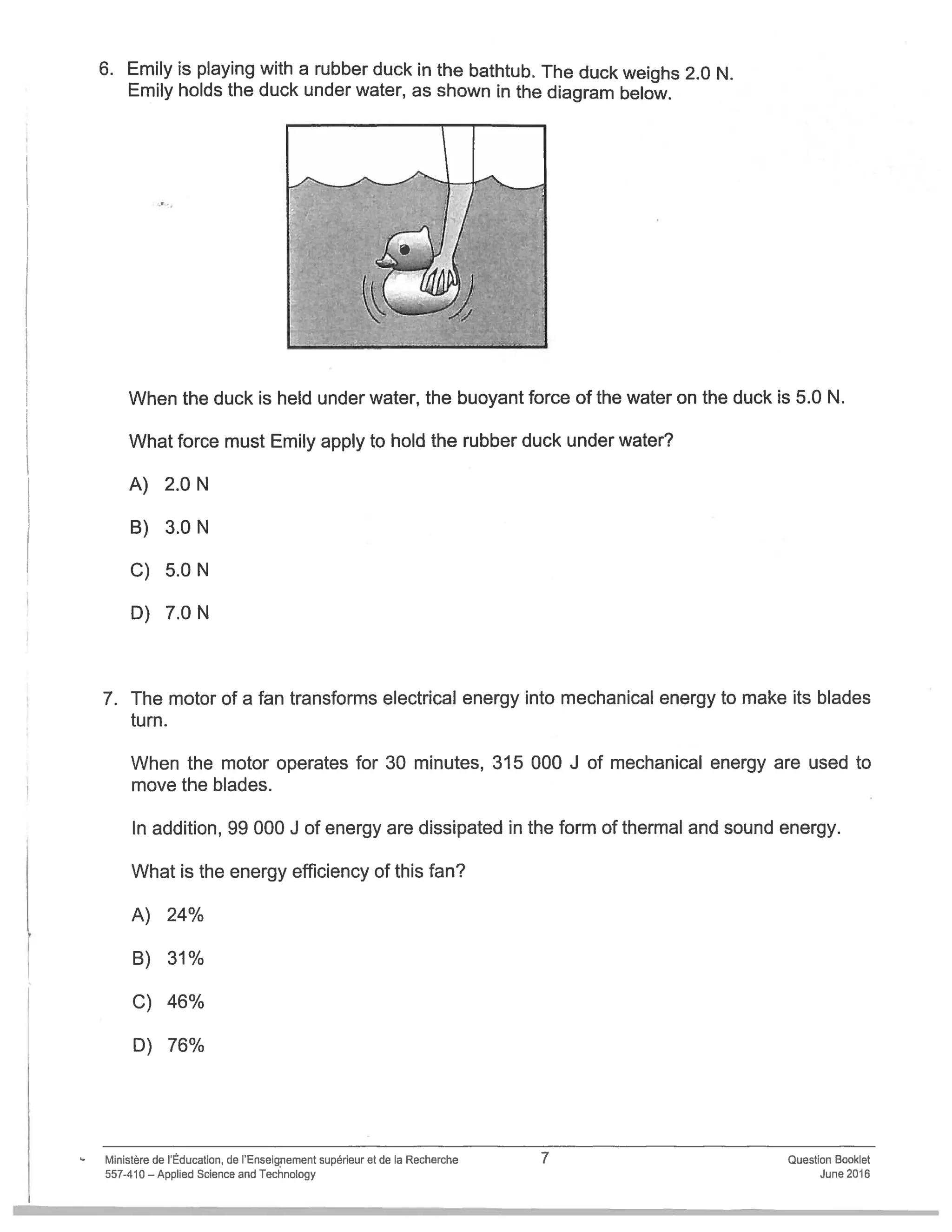 Grade 10 Science 2016 Answer Key | PDF