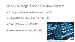 A Quantitative Comparison of Coverage-Based Greybox Fuzzers | PPTX