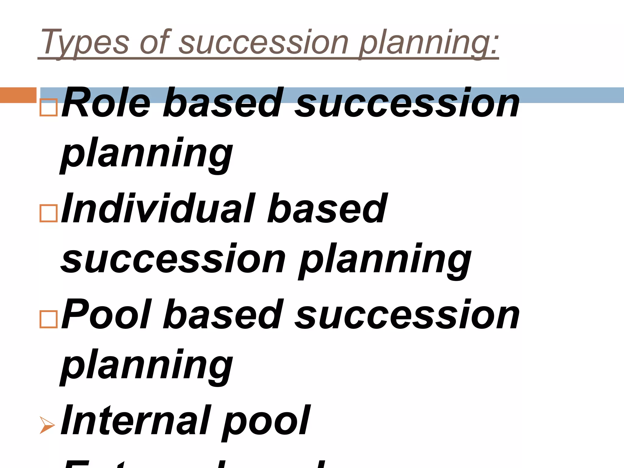 succession planning | PPT