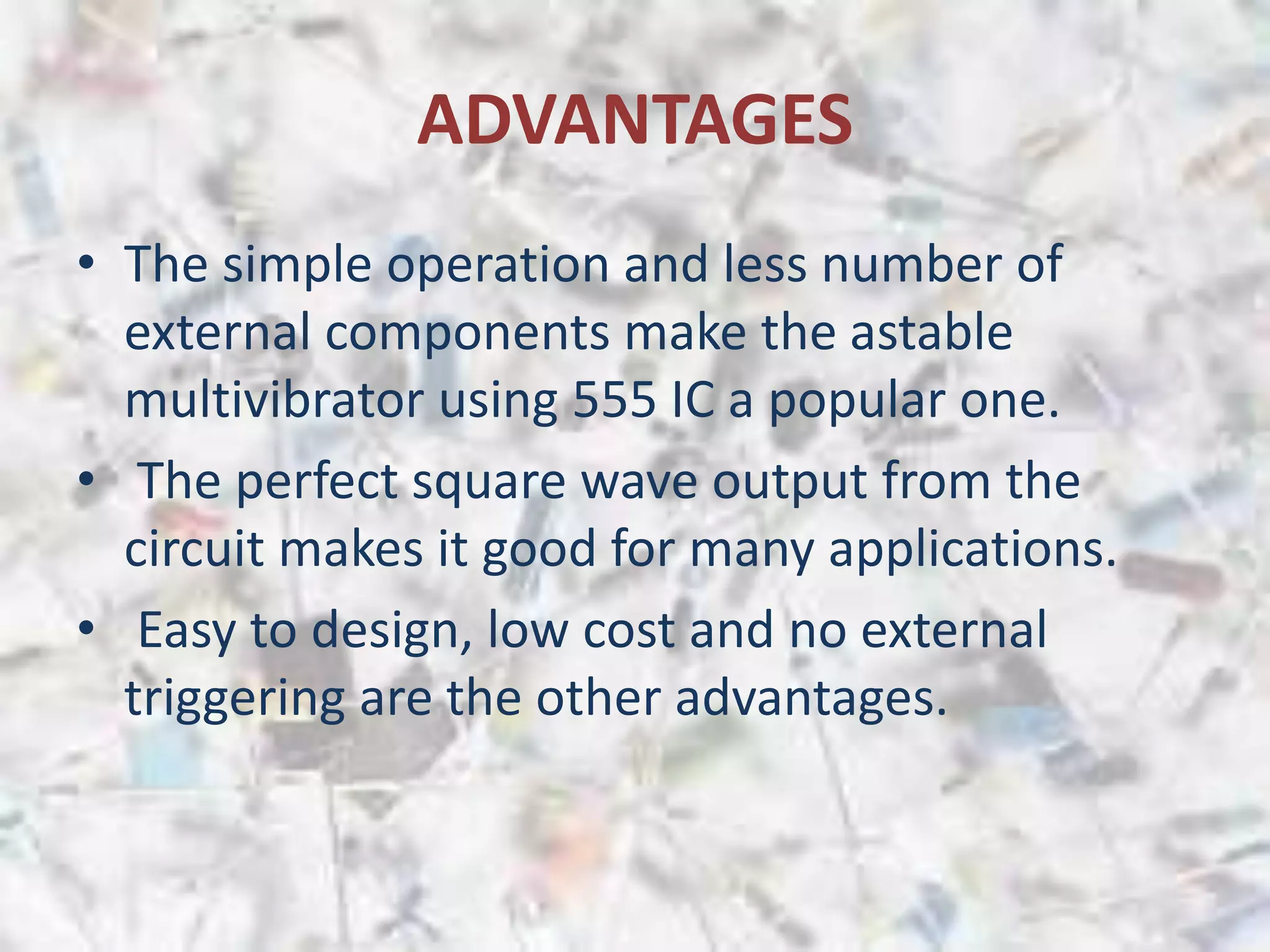 Astable multivibrator | PPTX