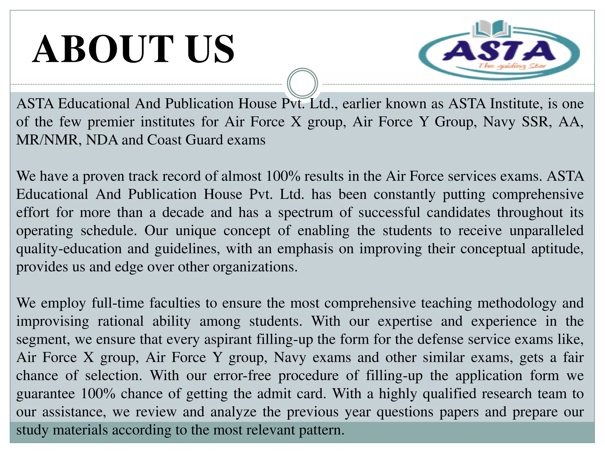 Asta education | PDF