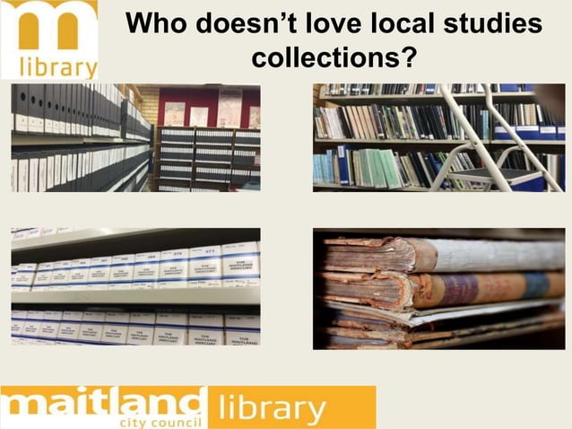 A staff training story from Maitland City Library by Peter Woodley | PPT
