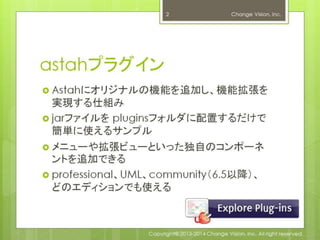 Astah Plug-ins 作ろう！試そう！プラグイン！ | PPT