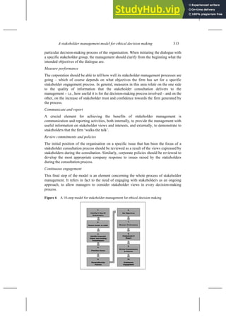 A Stakeholder Management Model For Ethical Decision Making | PDF