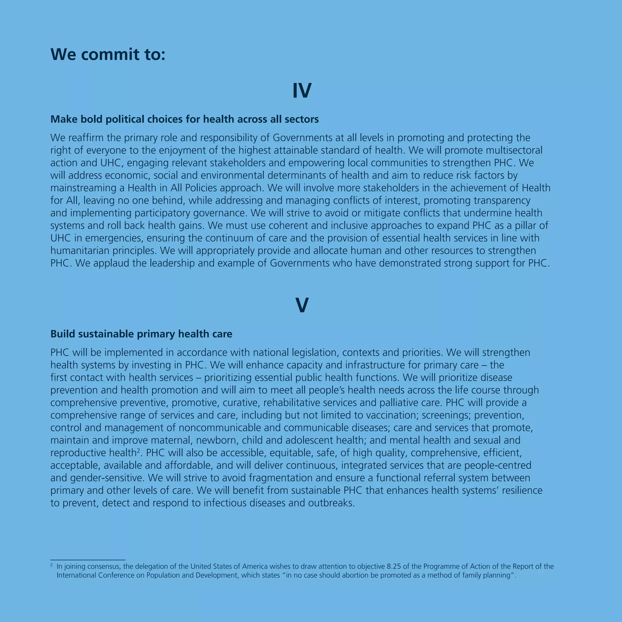 Astana declaration on primary health care | PDF